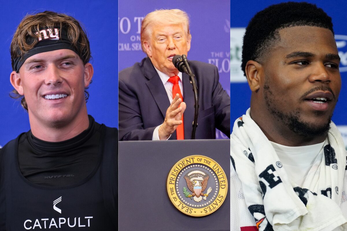 Giants LB Abdul Carter Rips Into Jaxson Dart Yet Again Over President ...